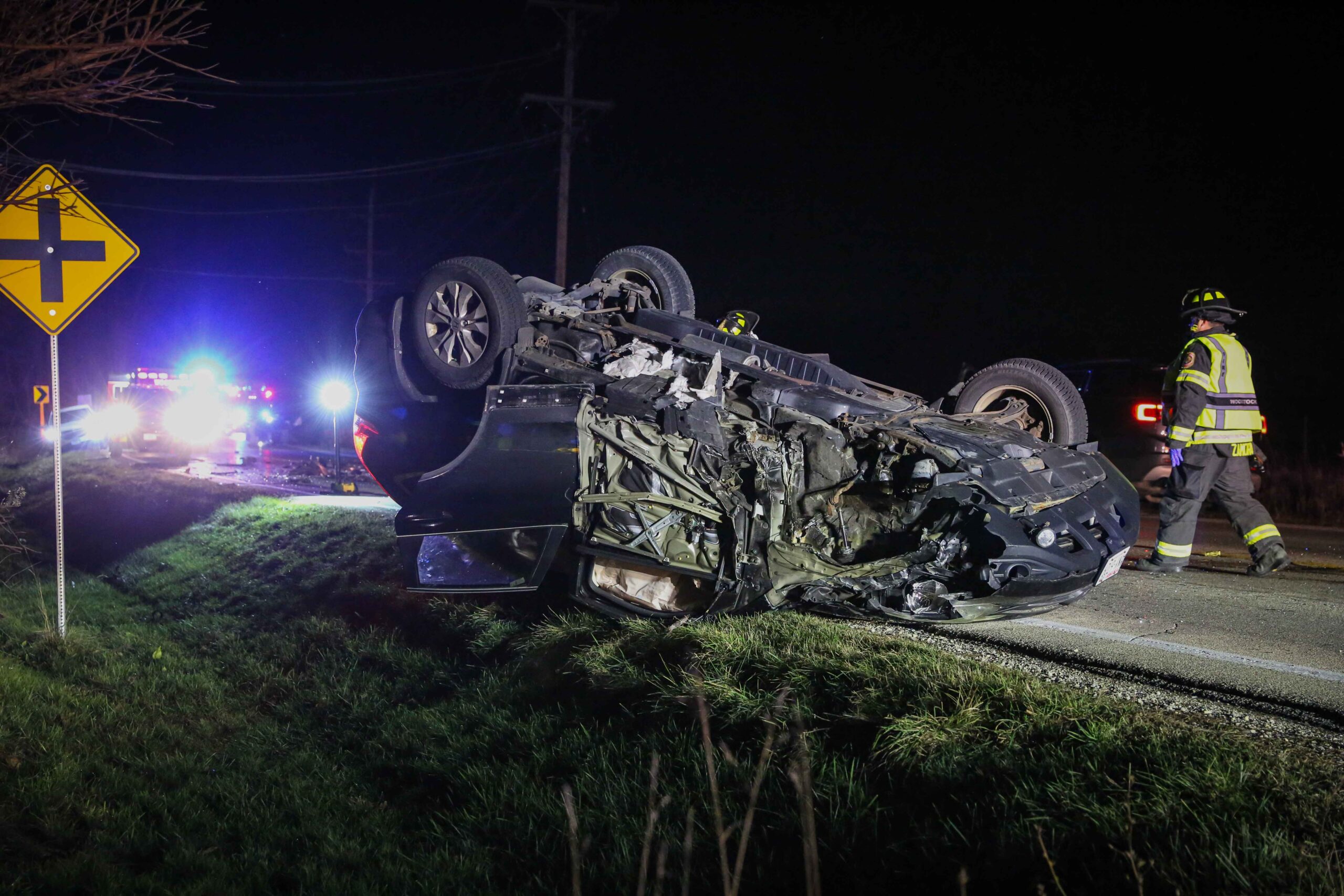 2 children among 4 hospitalized following rollover crash that resulted ...