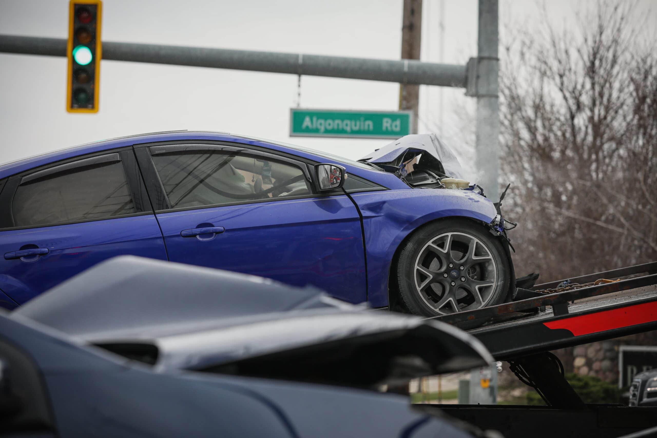3 hospitalized after multi-vehicle crash results in 1 car catching fire ...