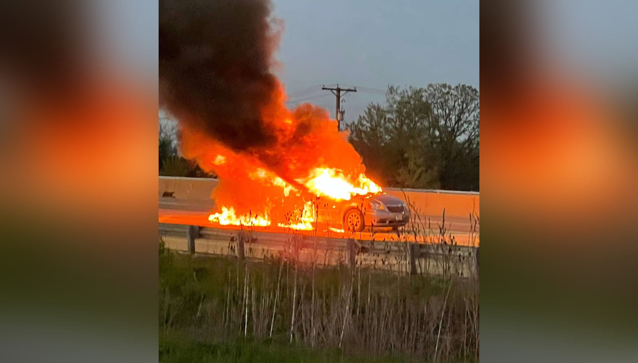 Part of Route 31 shut down in Crystal Lake after minivan left fully ...
