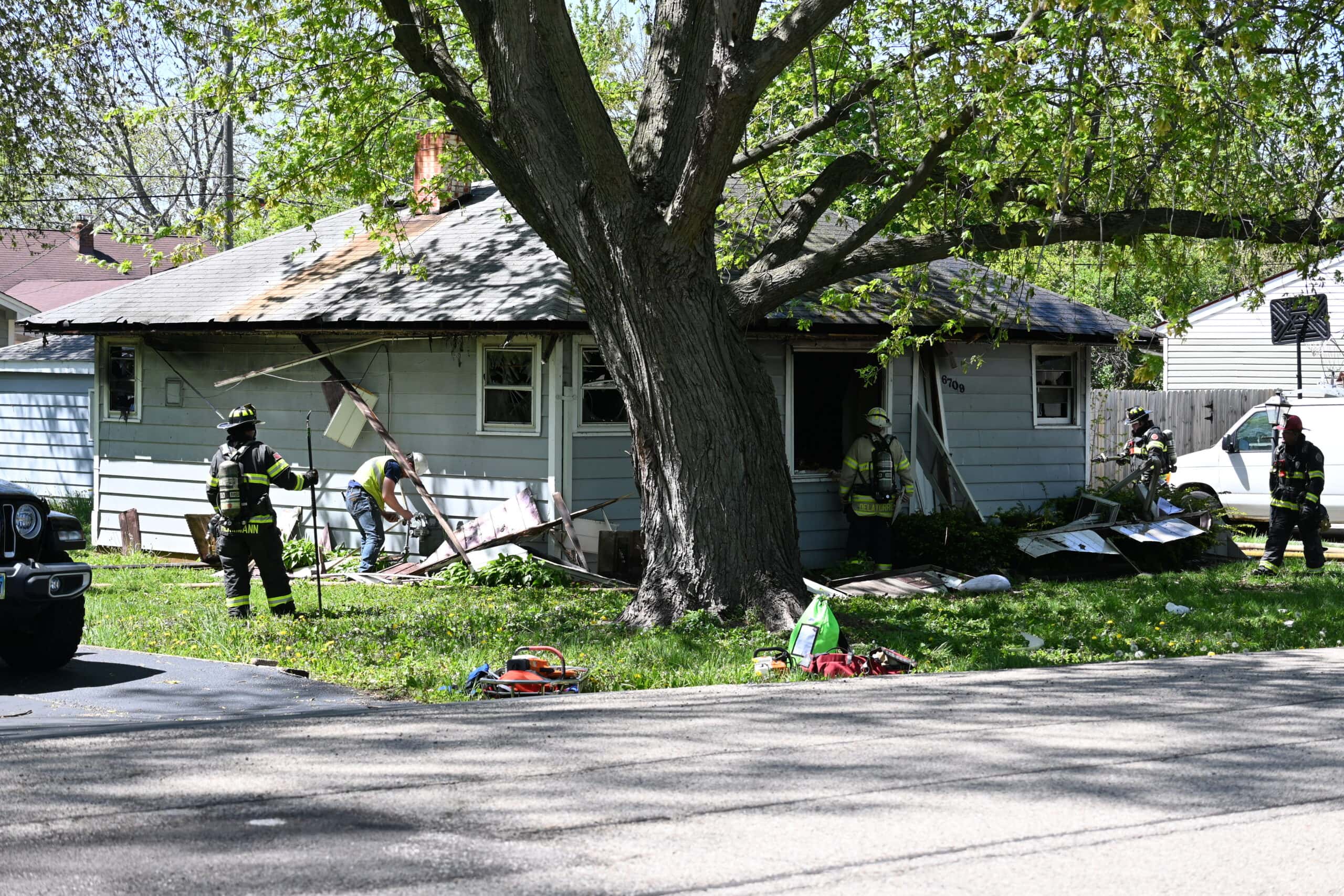 Man in critical condition after house explosion that started fire, left ...