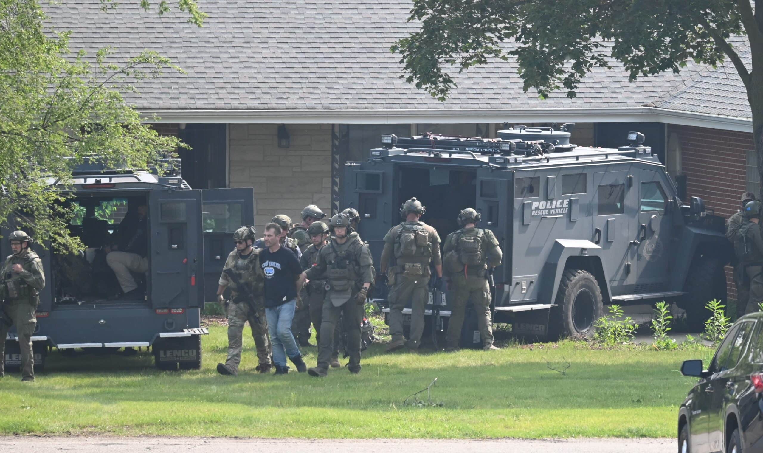 No injuries reported, one person in custody, after hours-long police ...