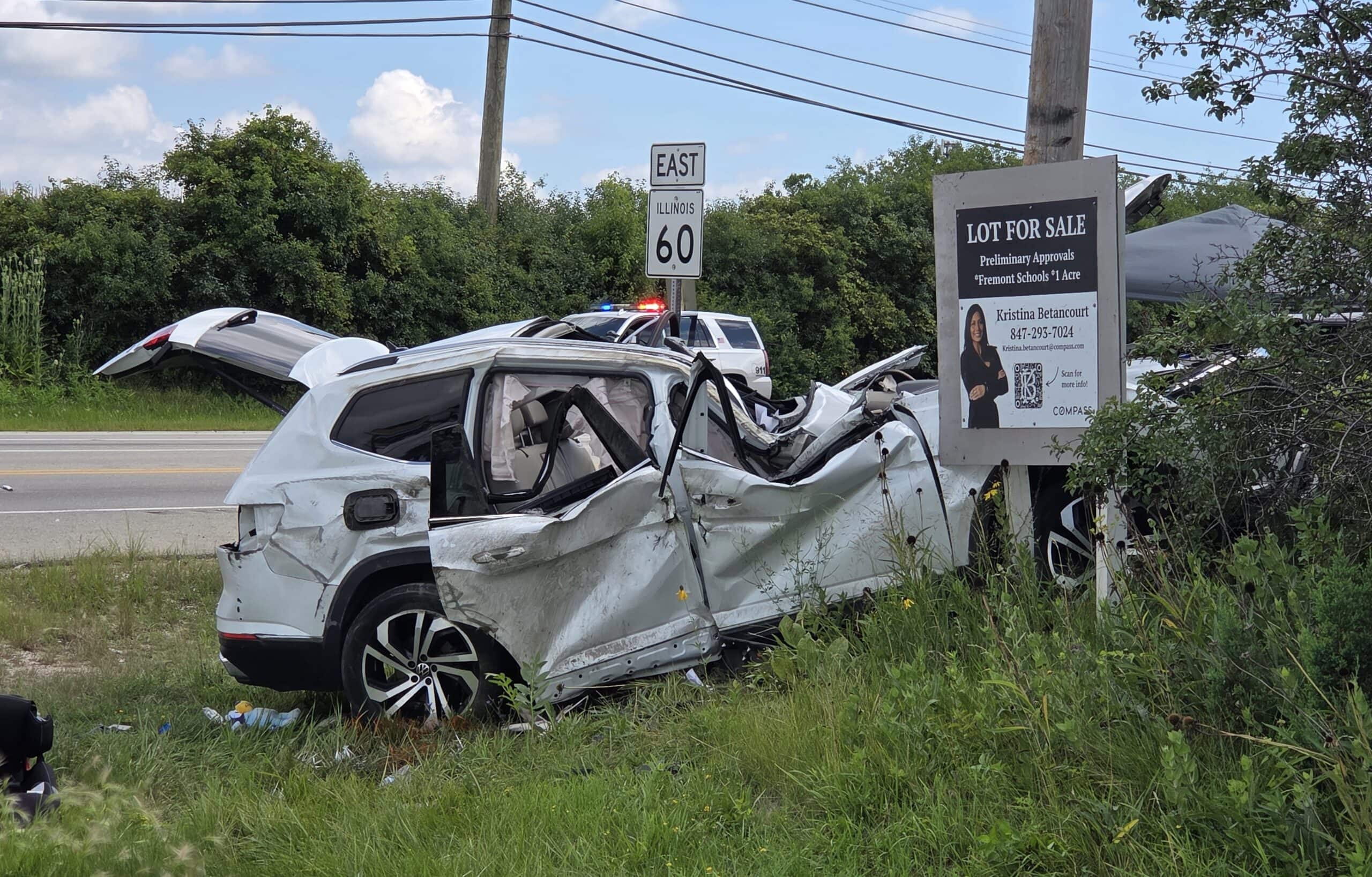 Volo woman critically injured, 3 others injured after car runs red ...