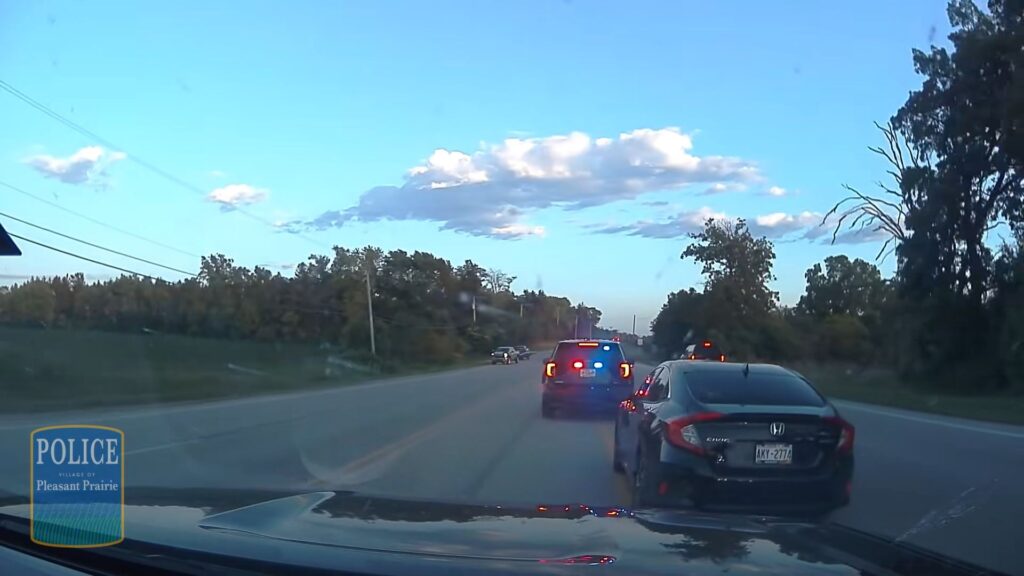 Video shows 100+ mph police pursuit where squad cars were struck before chase ended in Zion